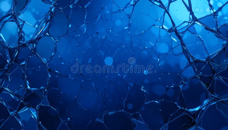 Abstract Artwork Featuring a Mosaic of Overlapping, Translucent Glass ...