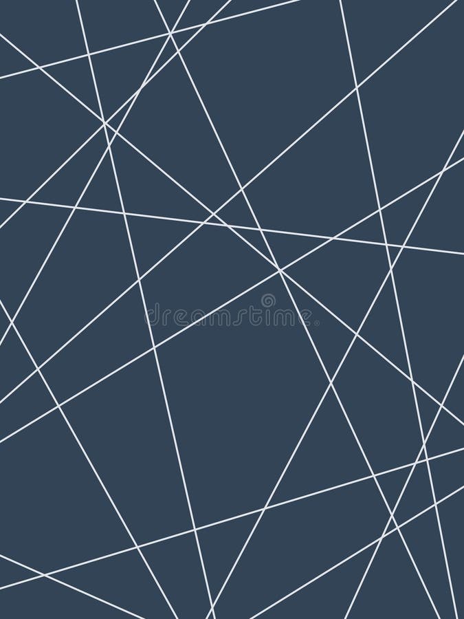 Geometric Abstract Line Art, Black and White, Minimalist Style, Bold ...