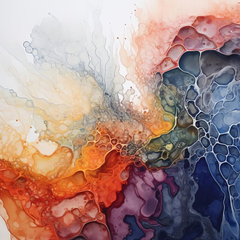 Abstract Artwork Featuring Shiny Bumpy Texture on White Background ...