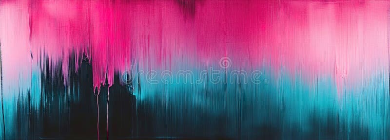 Abstract Artwork Featuring Vivid Pink and Blue Color Gradients with ...