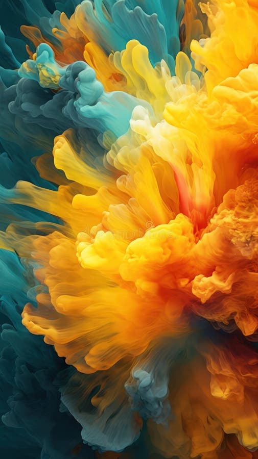 Abstract Artwork with Hidden Depths AI Generated Stock Illustration ...