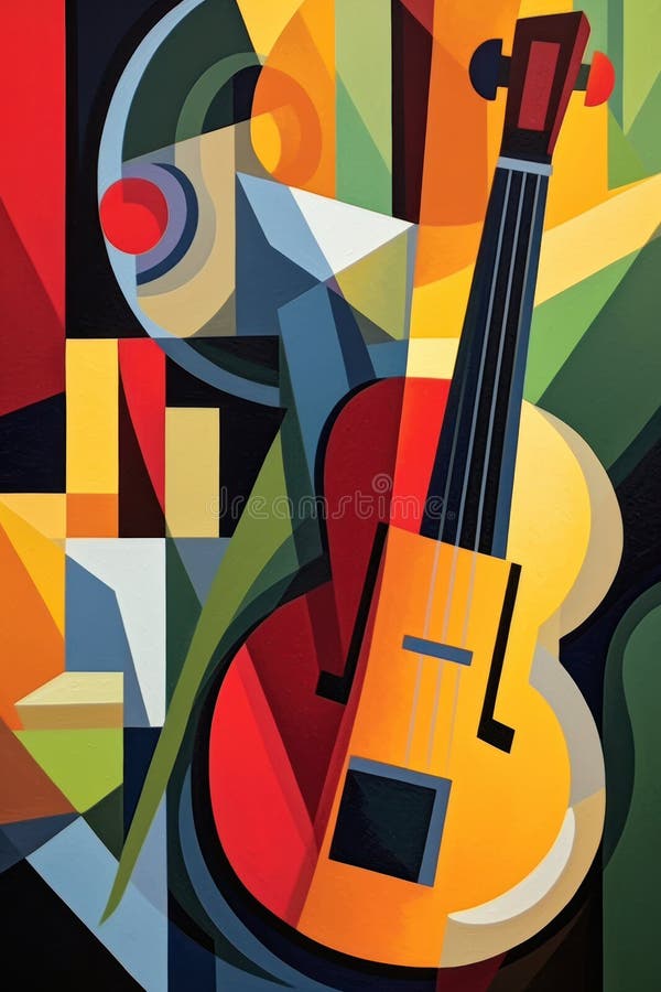 Abstract Artwork Representing Music Conceptually Stock Illustration ...