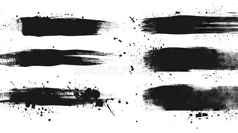 An Abstract Assortment of Dry Lines and Large Spots, Including Grunge ...