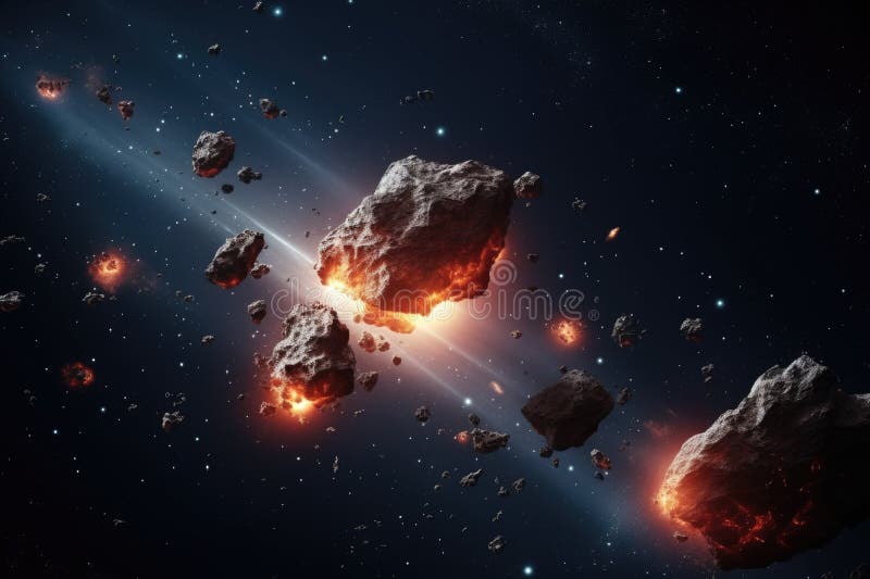 Abstract Asteroid and Bright Stars Forming the Background of the Vast ...
