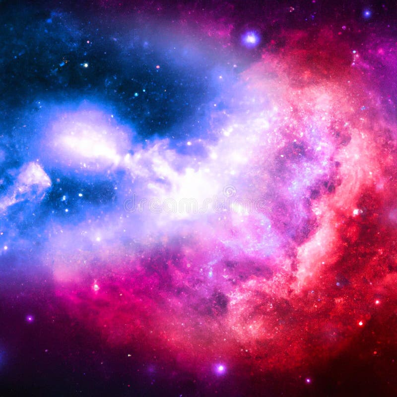 Abstract Astral Cosmic, Nebula Galaxy Background – Digital Illustration ...