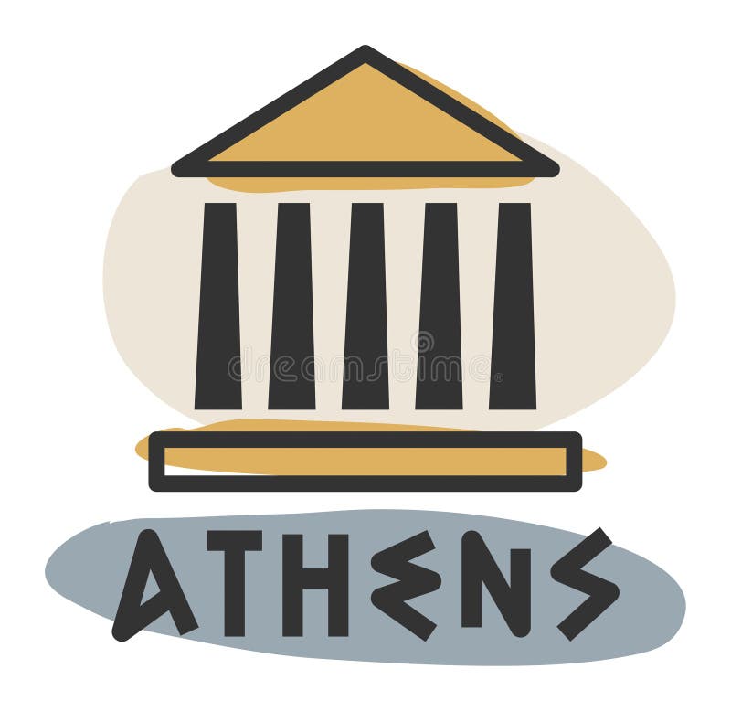 Athens Greece Logo Athens Logo Typography" Poster For Sale By