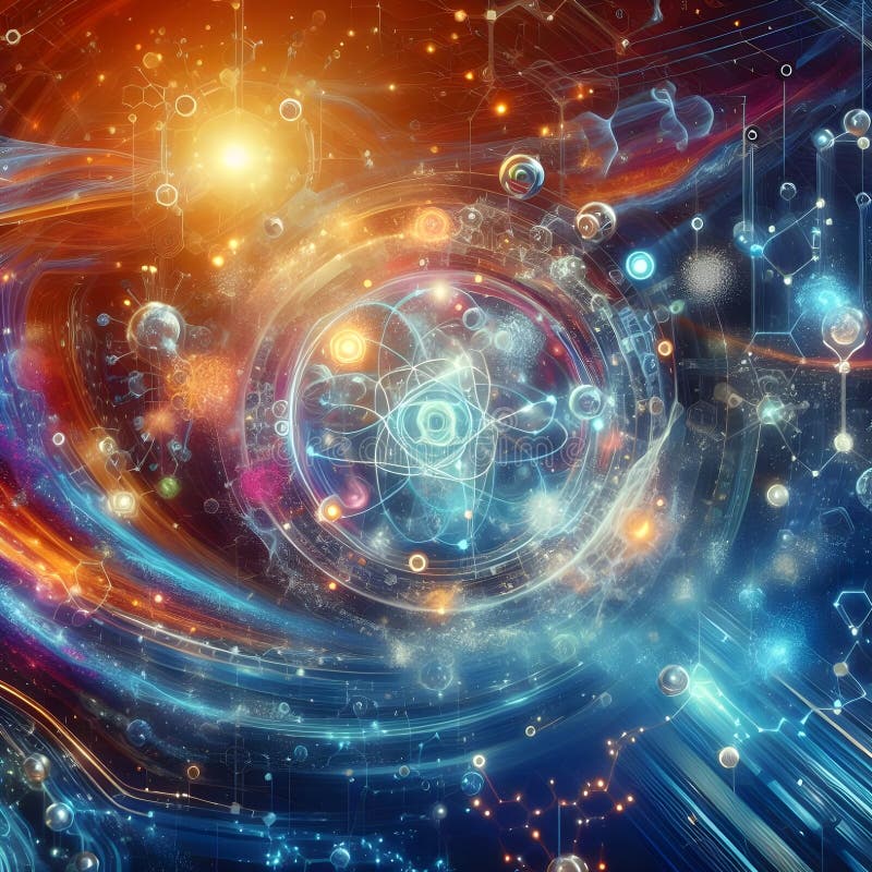 Physics Background with Formulas on Dark Blue. School Education ...