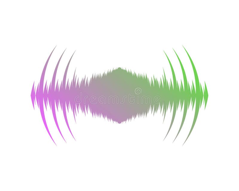 Abstract Audio Sound Wave Logo Creative Template Vector Stock Vector ...