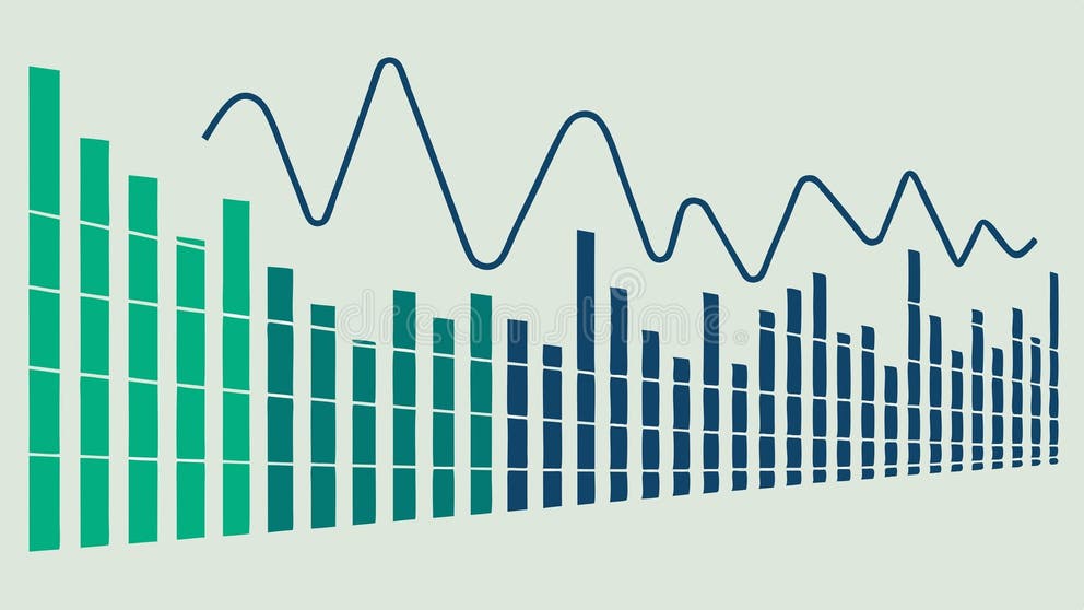 Abstract Audio Sound Waves Graph, Vector Design Generative AI Stock ...