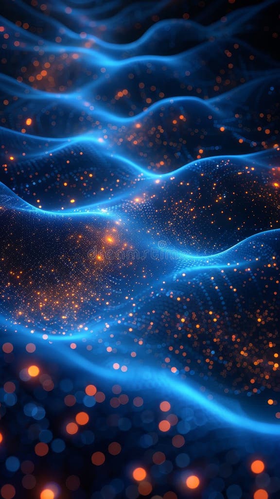 Abstract Audio Visualization: Waveform Illustration Stock Illustration ...