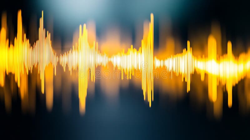 Abstract Audio Wave Graphic (1 Stock Photo - Image of dark, abstract ...
