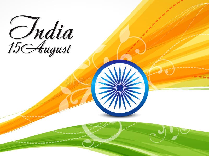 Abstract 15 August Background Stock Vector - Illustration of freedom ...