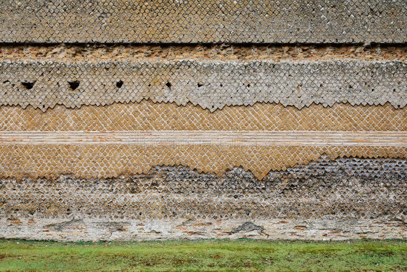 Abstract Authentic Pattern of the Ancient Stone Pattern. Wall of the ...