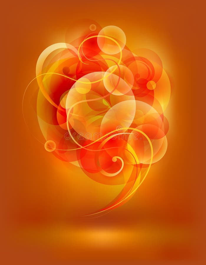 Bright Autumn Leaf Background Stock Vector - Illustration of background ...