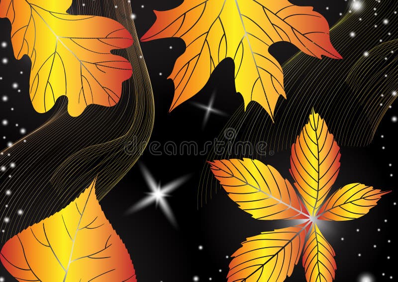 Abstract Autumn Background. Stock Vector - Illustration of nature ...