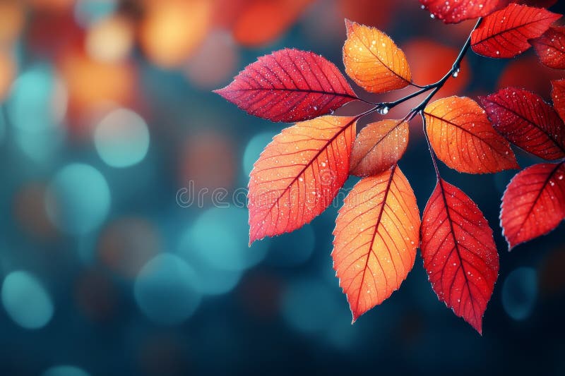 Abstract Autumn Backgrounds with Warm Colours Stock Illustration ...