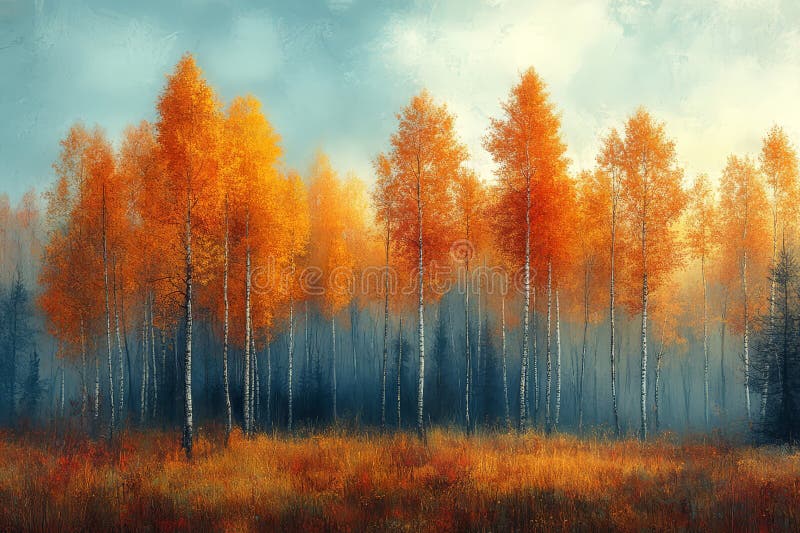 Abstract Autumn Backgrounds with Warm Colours Stock Illustration ...