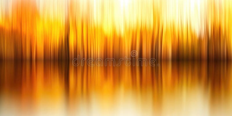 Abstract Autumn Forest Reflection with Vibrant Vertical Lines Stock ...