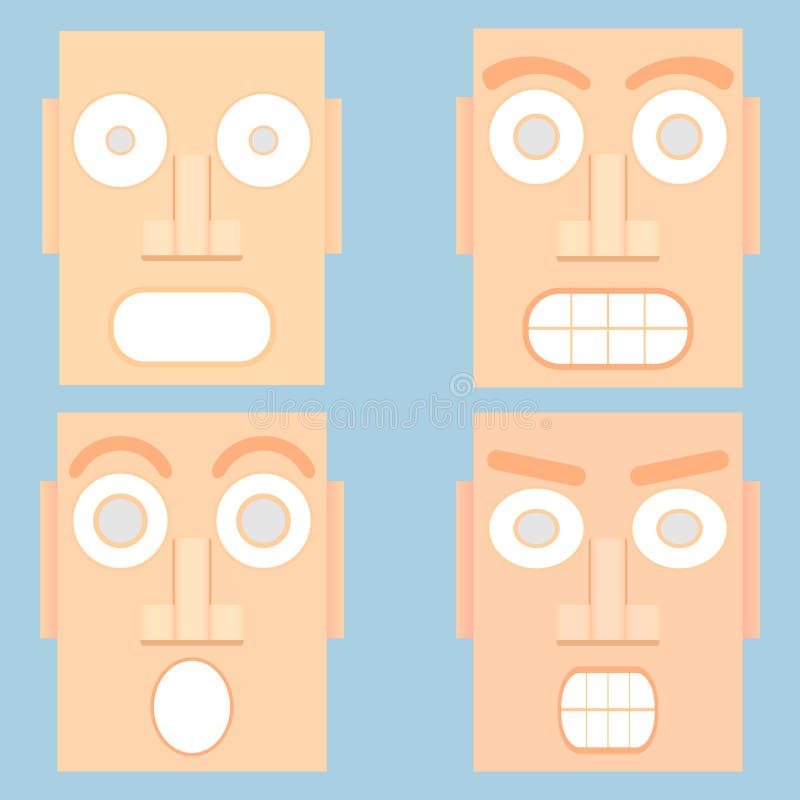 Abstract Avatar. Art and Design. Flat Vector Illustration. Stock Vector ...