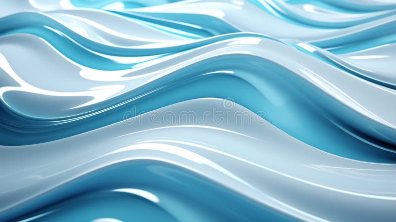 Abstract Azure Color Background Liquify Line 3d Rendering 4k Ultra Hd ...