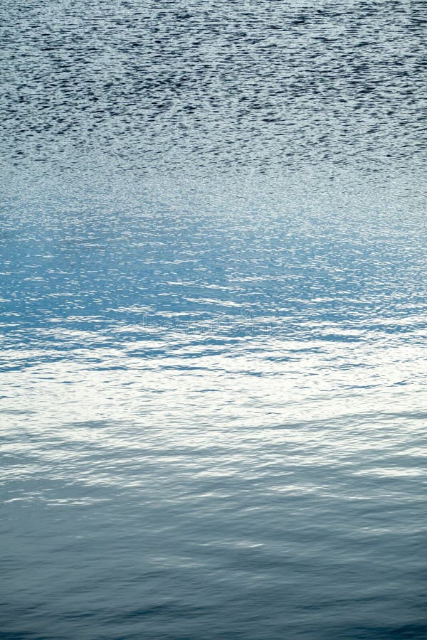 Abstract Azure Water Surface with Mild Waves, Vertical Image ...