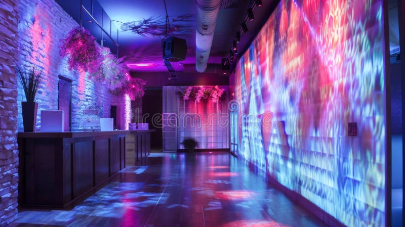 Abstract Backdrop Adds Modern Sophistication To the Party Stock ...