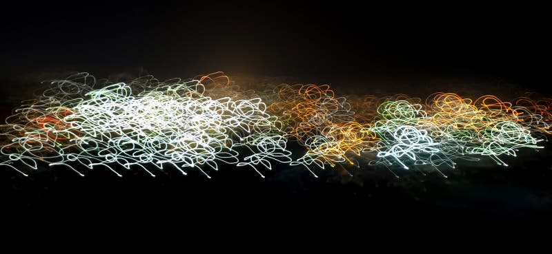 Abstract Backdrop, Background with Curved Long Exposure Lights Stock ...