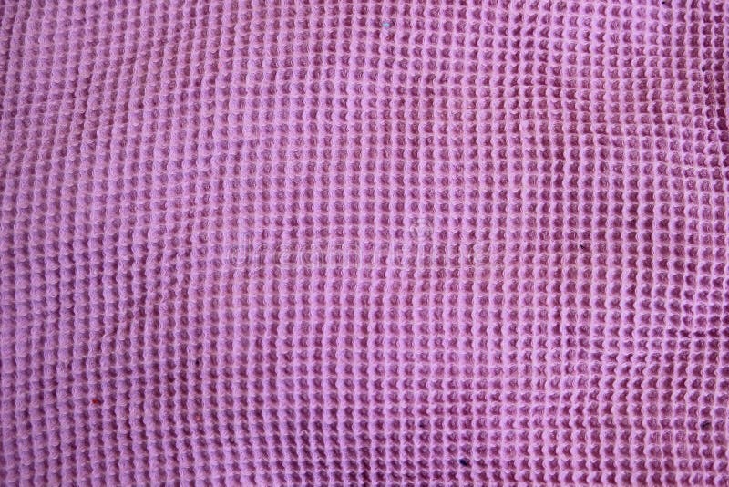 Cloth Close-up. Interlacing of Threads. a Piece of Pink Fabric. Fabric ...