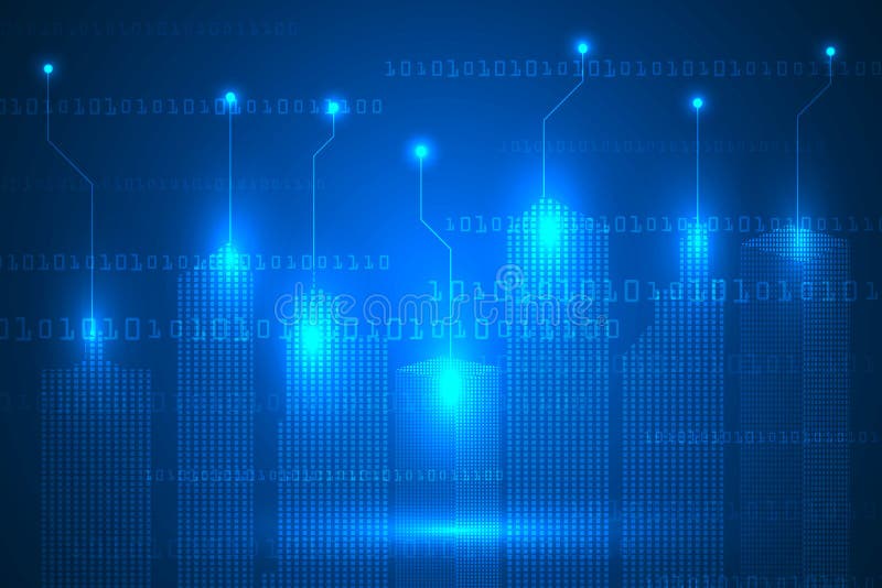 Abstract Backdrop with Dynamic Elements of Waves and Dots. Stock ...