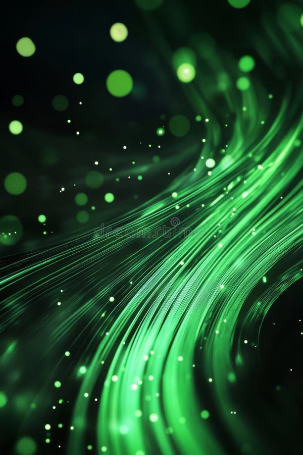 Abstract Backdrop Featuring A Stream Of Computer Code Communication