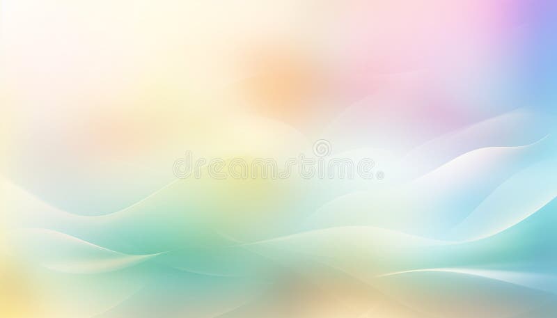 Abstract Backdrop with Multi Colored Wave Pattern and Bright, Glowing ...