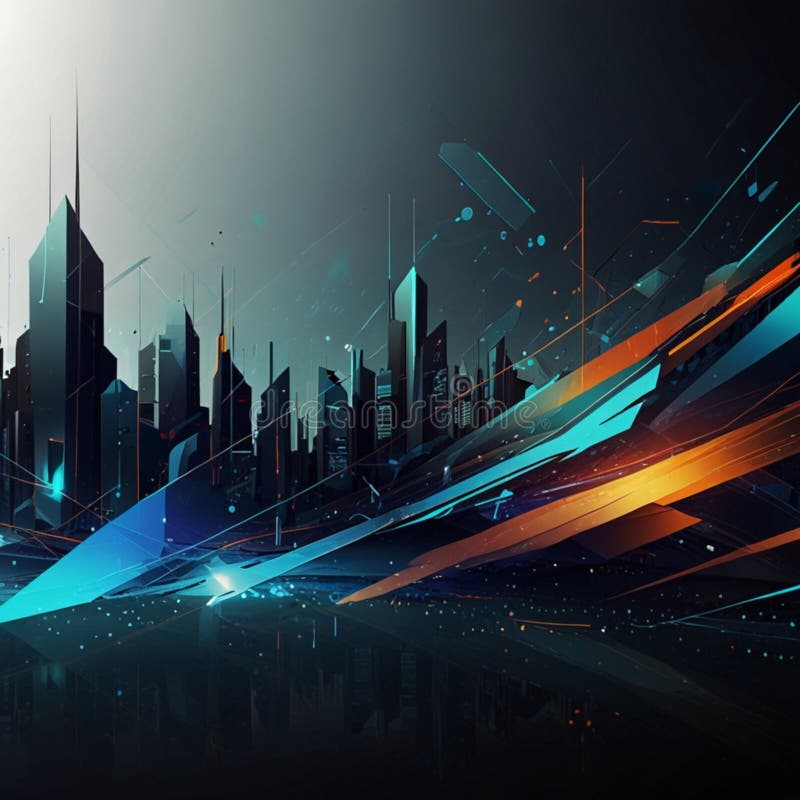 Abstract Backdrop of New Future Technology Notion for Business Solution ...