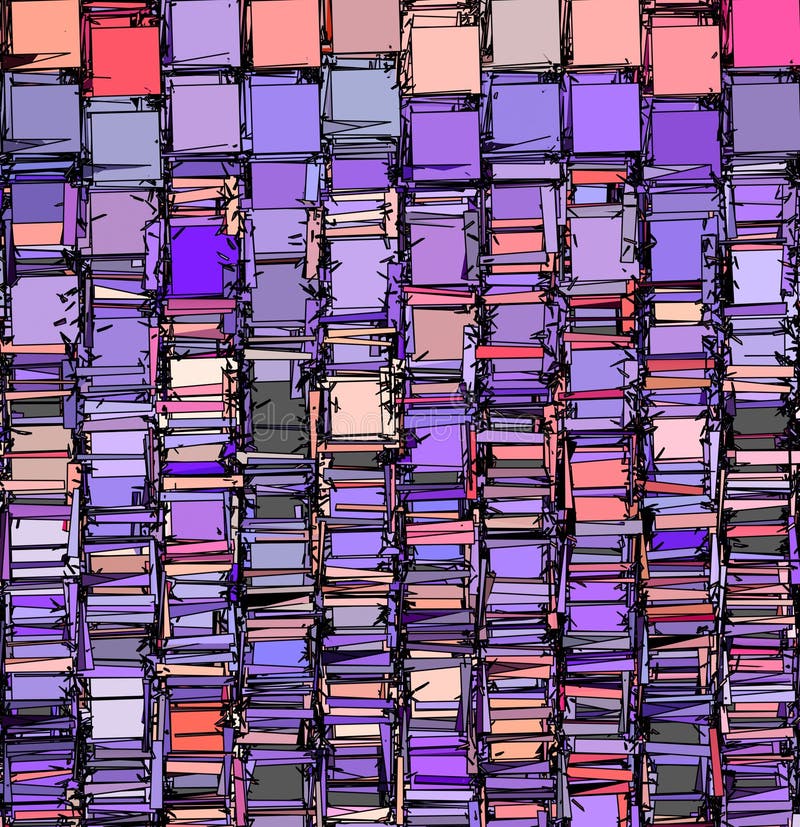 Abstract Backdrop Pattern in Purple Pink Gray Stock Illustration ...