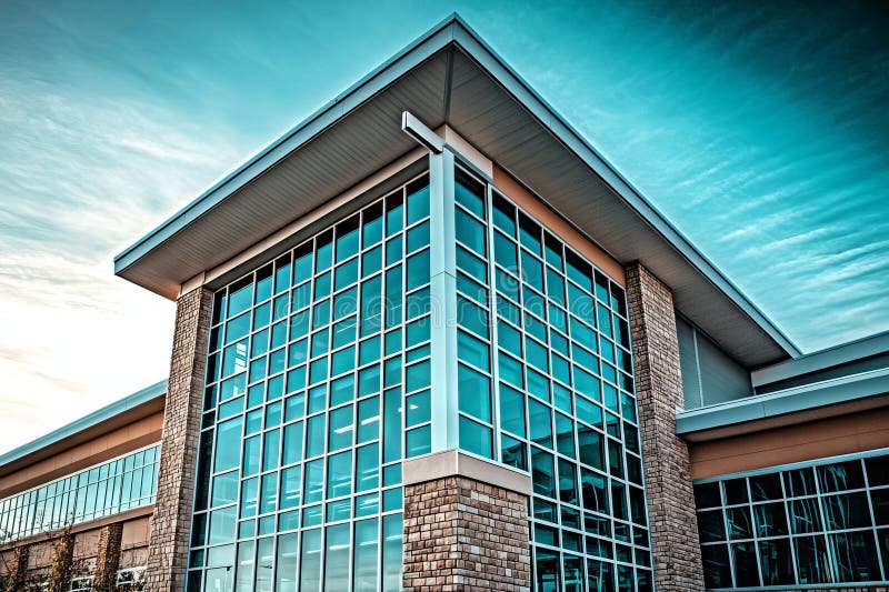 An Abstract Backdrop. a Perspective Looking Up through the Chimney of a ...