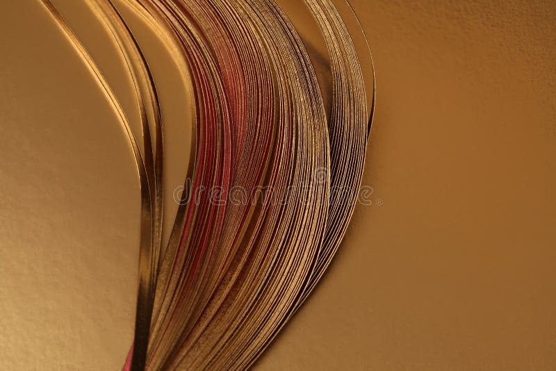 Abstract Backgound. Gold Bronze Wave Texture Paper Stock Illustration ...