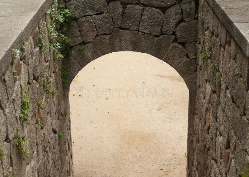 Abstract Backgroun with Arch Stock Image - Image of brown, antique ...