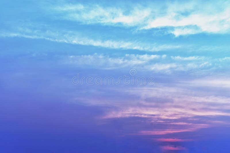 Abstract Backgroundâ€‹ Texture of Blue Sky in the Evening Stock Photo ...