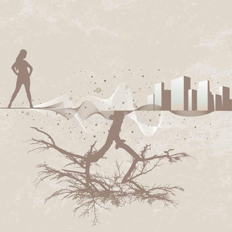 Abstract Woman Tree Stock Illustrations – 15,972 Abstract Woman Tree ...