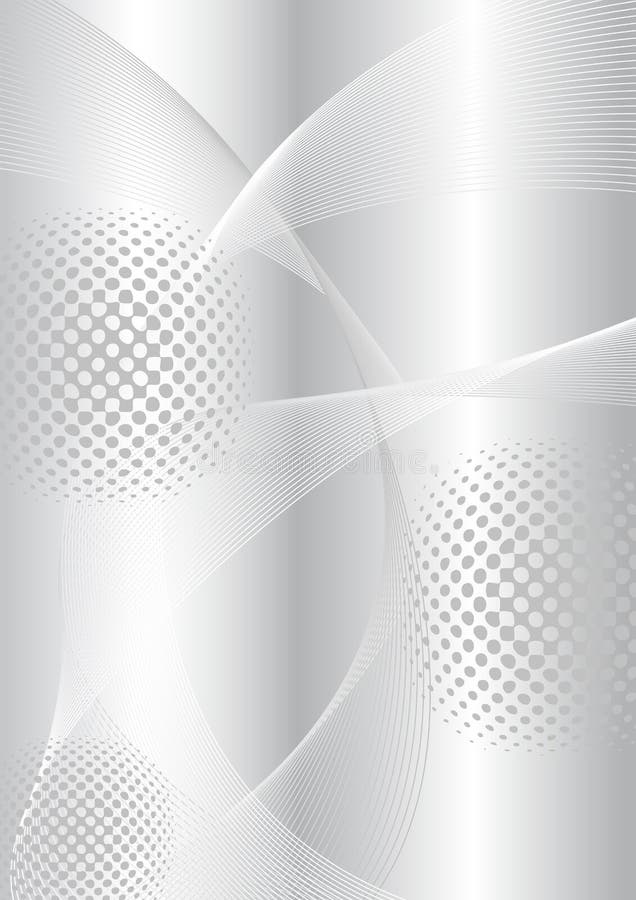 Abstract Silver Technology Background Stock Vector - Illustration of ...