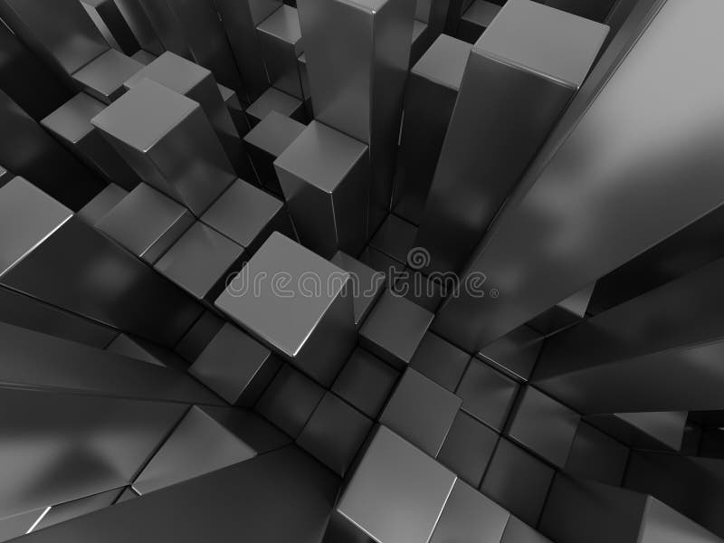 Stacked Machined Metal Blocks Stock Image - Image of machined, shine ...