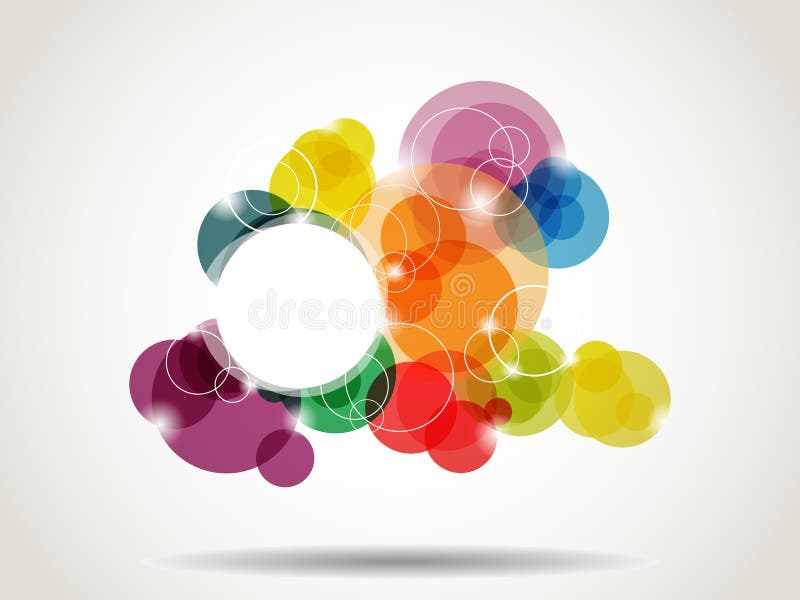 Abstract Grunge Circles. Education Background Stock Vector ...