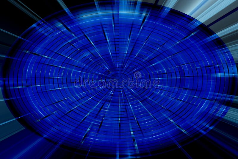 Blue Radial Rays Abstract Lines Background Stock Vector - Illustration ...