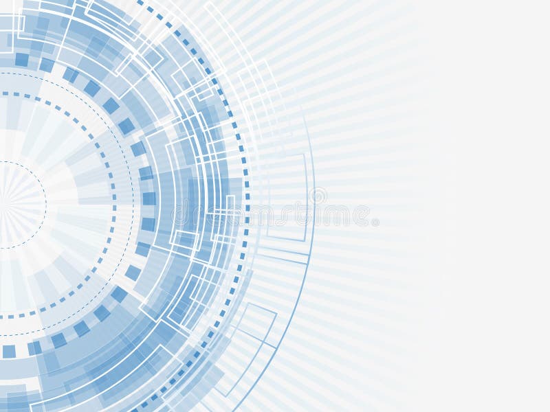 Abstract Tech Background. Futuristic Technology Interface. Vector ...