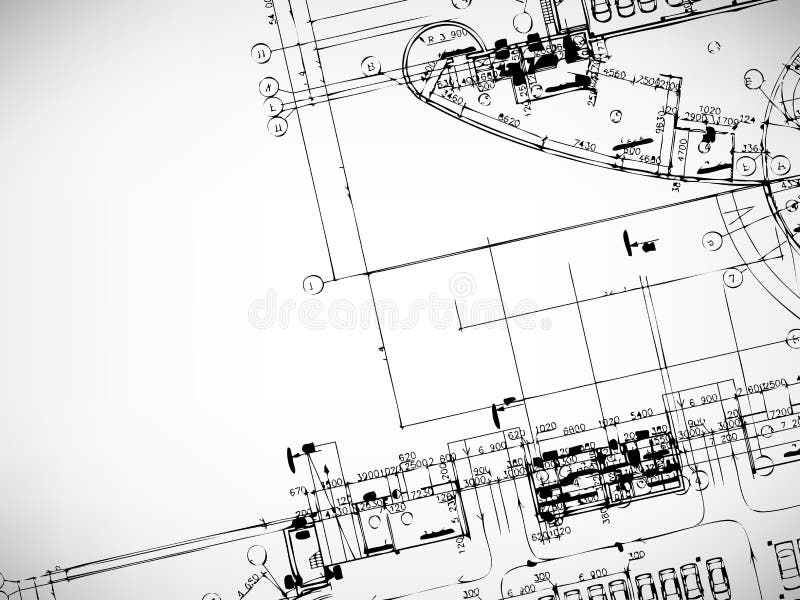 Technical Drawing Background .Mechanical Engineering Drawing Stock ...