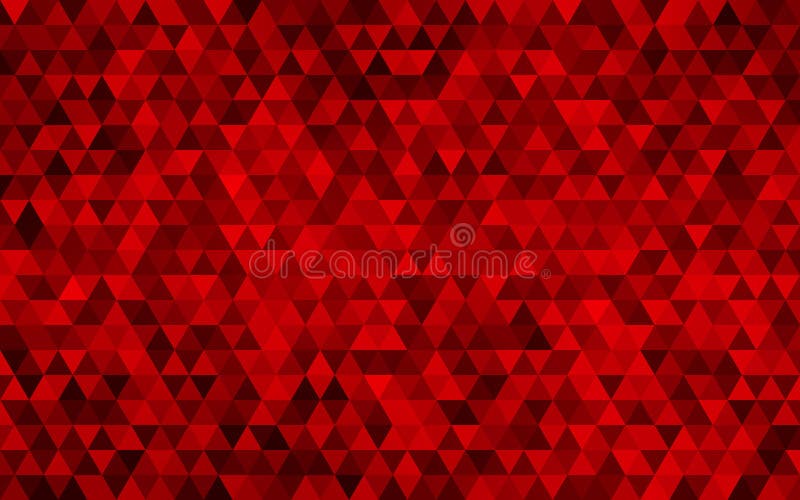 Vector Abstract Geometric Background with Red and Black Triangles ...