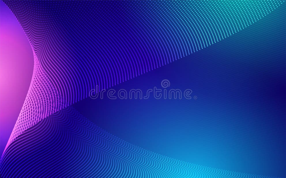 Vector Abstract Twisted Dotted Lines Mesh Texture in Blue, Pink and ...
