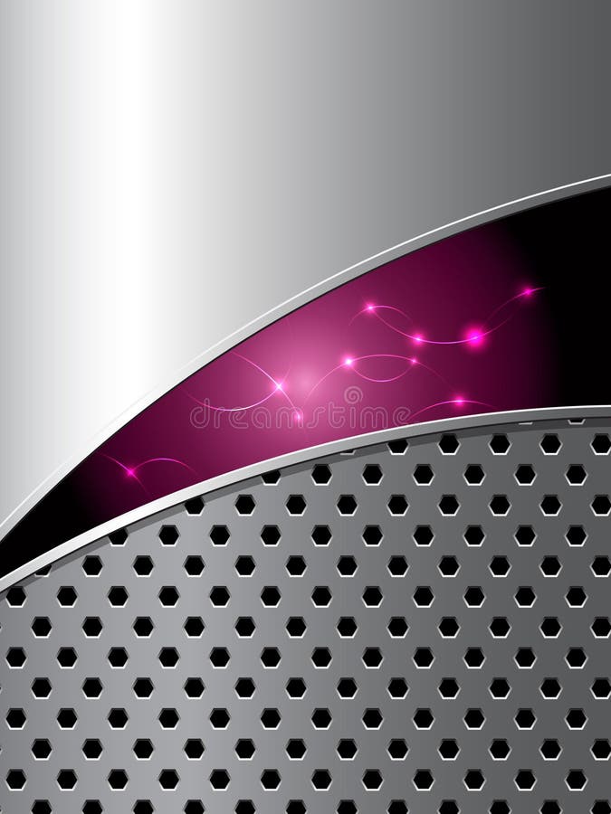 Purple and Silver Elegant Abstract Background Stock Illustration ...