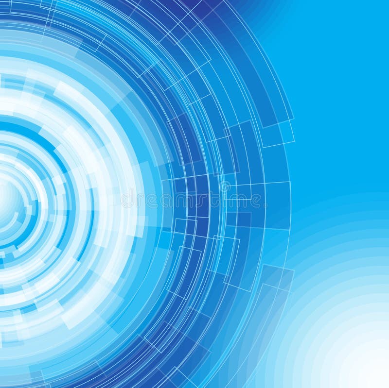 Abstract Tech Background. Futuristic Technology Interface. Vector ...