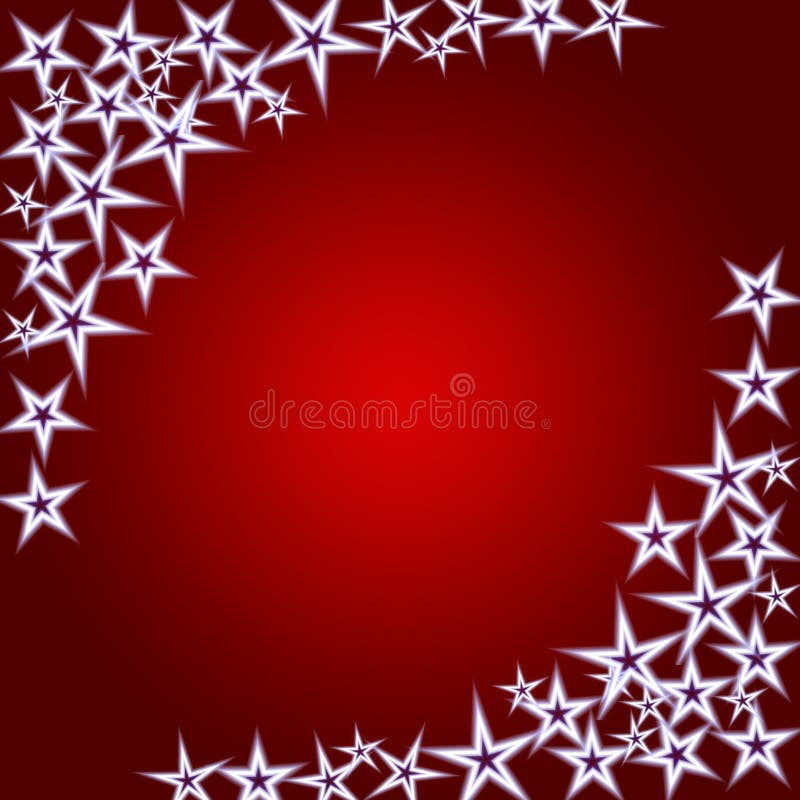 Star Lights on Red stock illustration. Illustration of celebration ...
