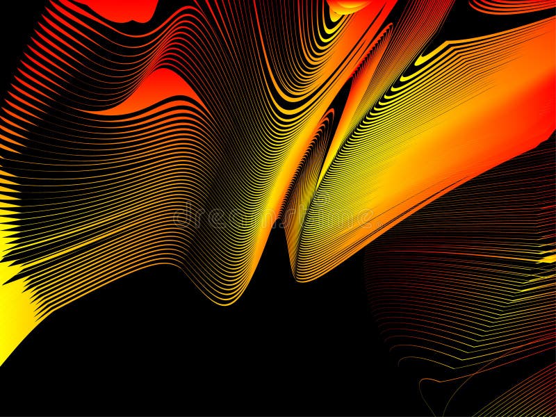 3d Colorful Waves Background Stock Illustration - Illustration of cover ...